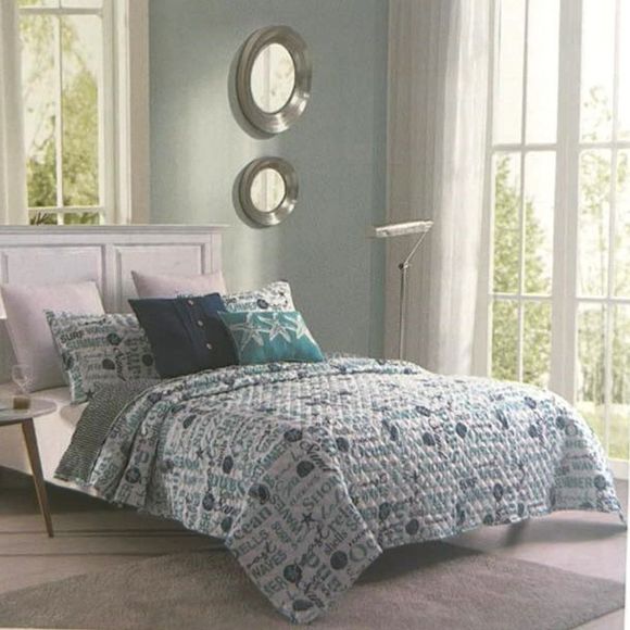 Bedding | Coast Como Bed Set 4piece Twin Quilted Set | Poshmark
